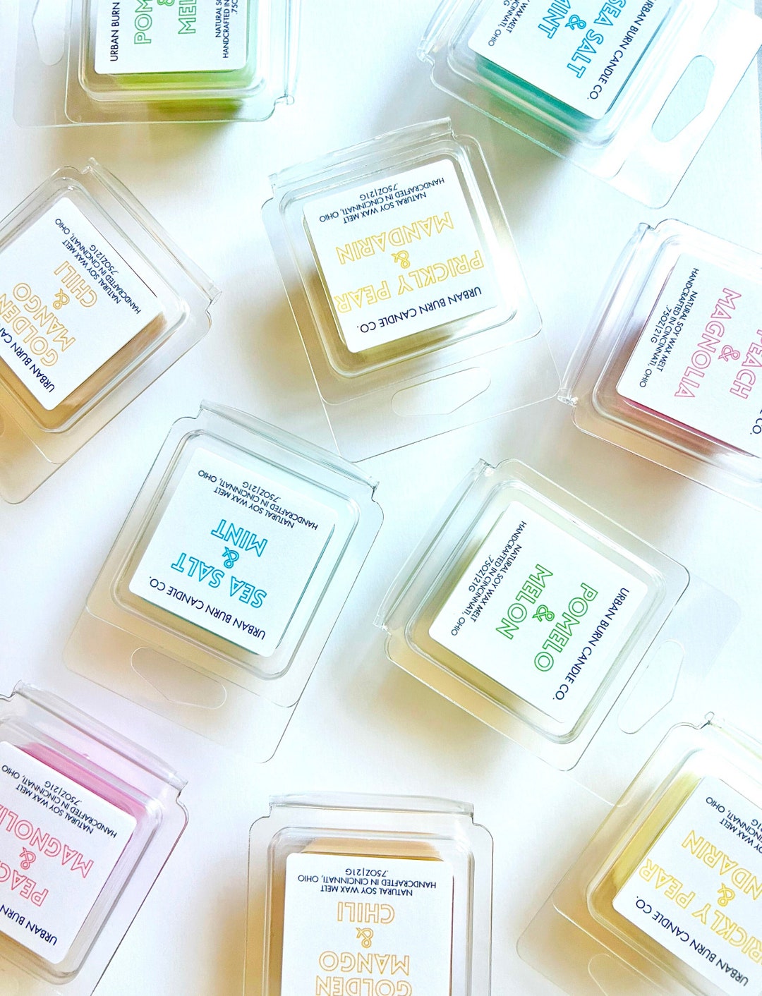 LARGE Wax Melt SAMPLES Natural Soy Wax Melts Variety of Scents - Etsy