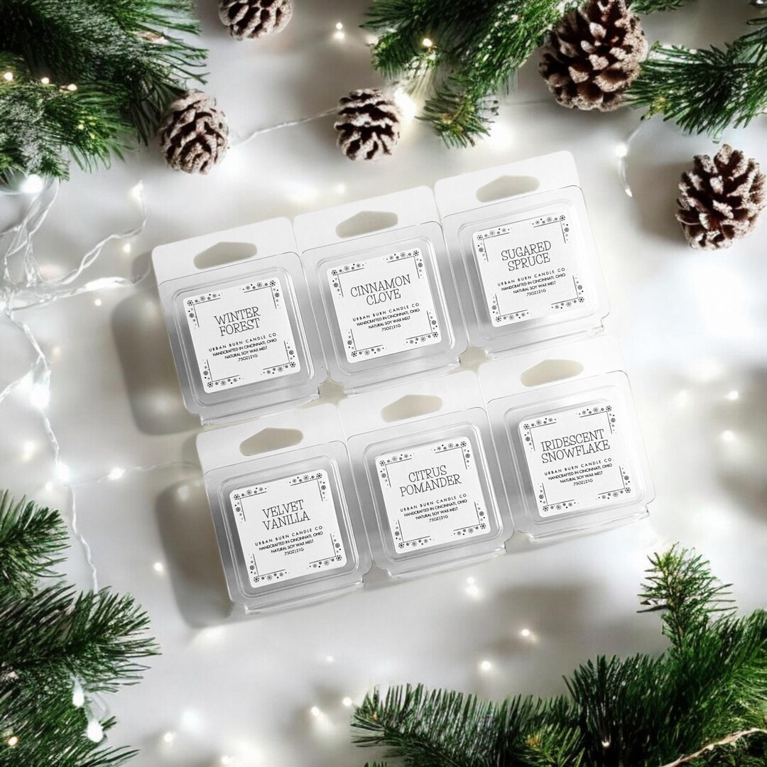THE WINTER COLLECTION | Natural Soy Wax Melts | Variety Sample Pack - Etsy
