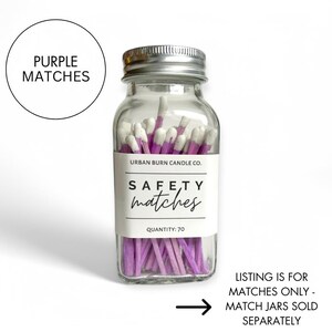 3" 100 Matchsticks | Bulk Matches | Matchstick Refill | Colorful ...