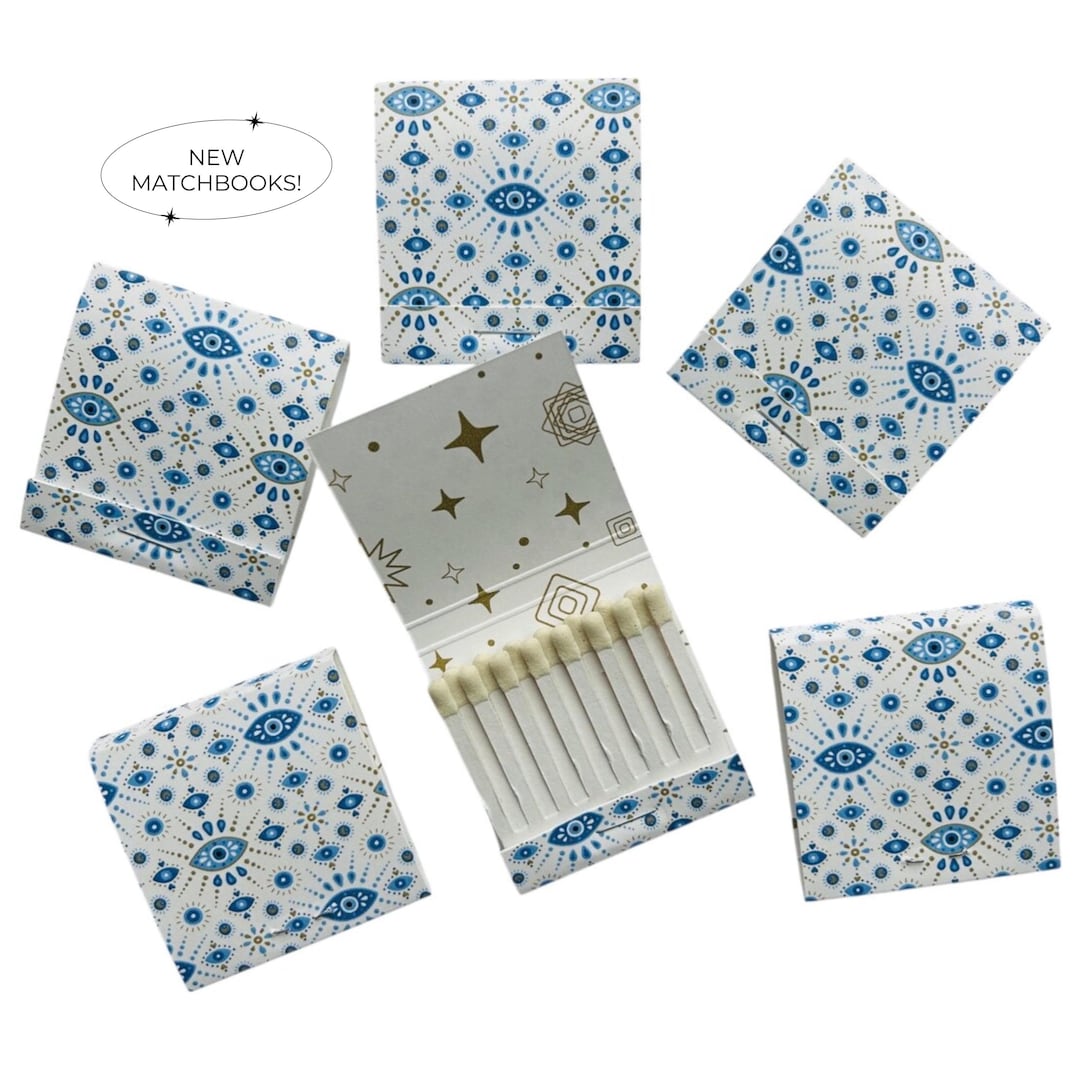 Includes 6 - 30 Strike Matchbooks | Matches | Party Favors | Gift Boxes ...