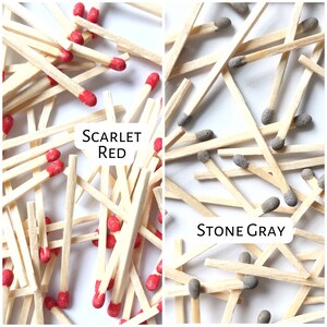 1.95" (100) Matchsticks | Bulk Matches | Matchstick Refill | Colorful ...