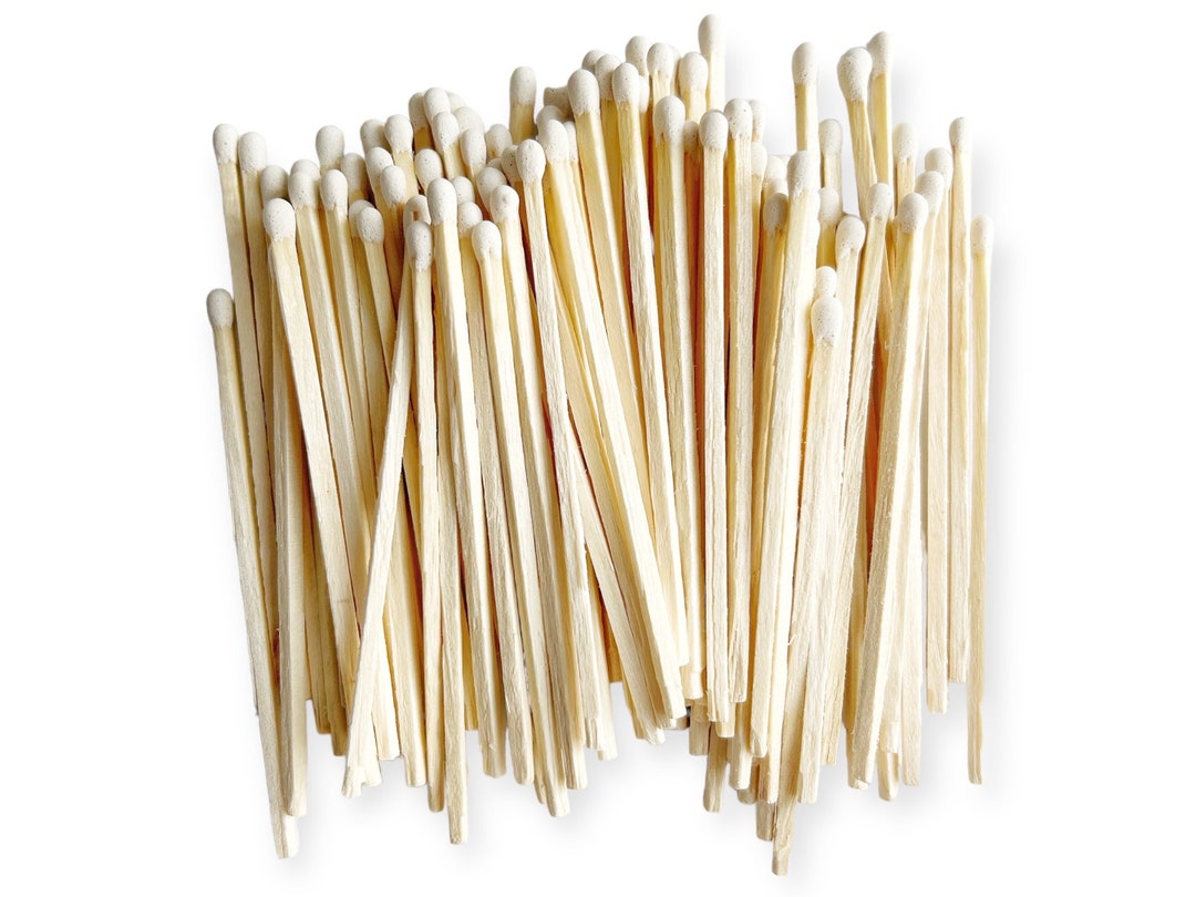 4 White Tip Matchsticks 100 Matchsticks Bulk Matches Wholesale Safety ...
