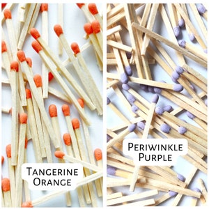 1.95" (100) Matchsticks | Bulk Matches | Matchstick Refill | Colorful ...
