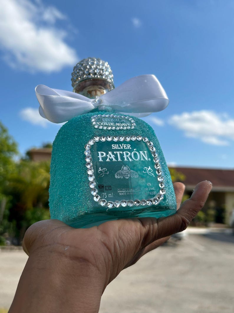Patron Custom Glitter Bottle - Etsy