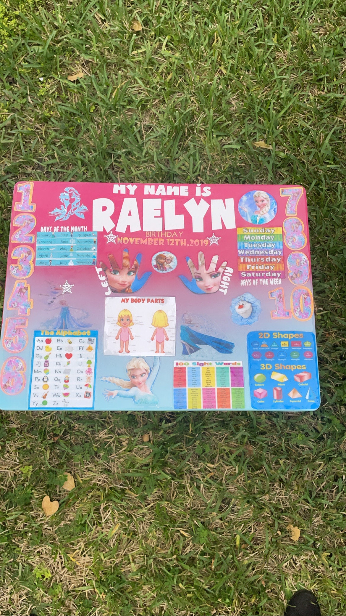 Custom Kids Learning Table - Etsy