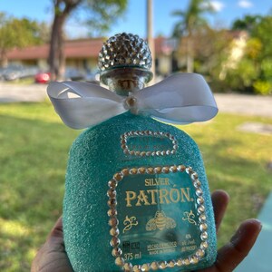 Patron Custom Glitter Bottle - Etsy
