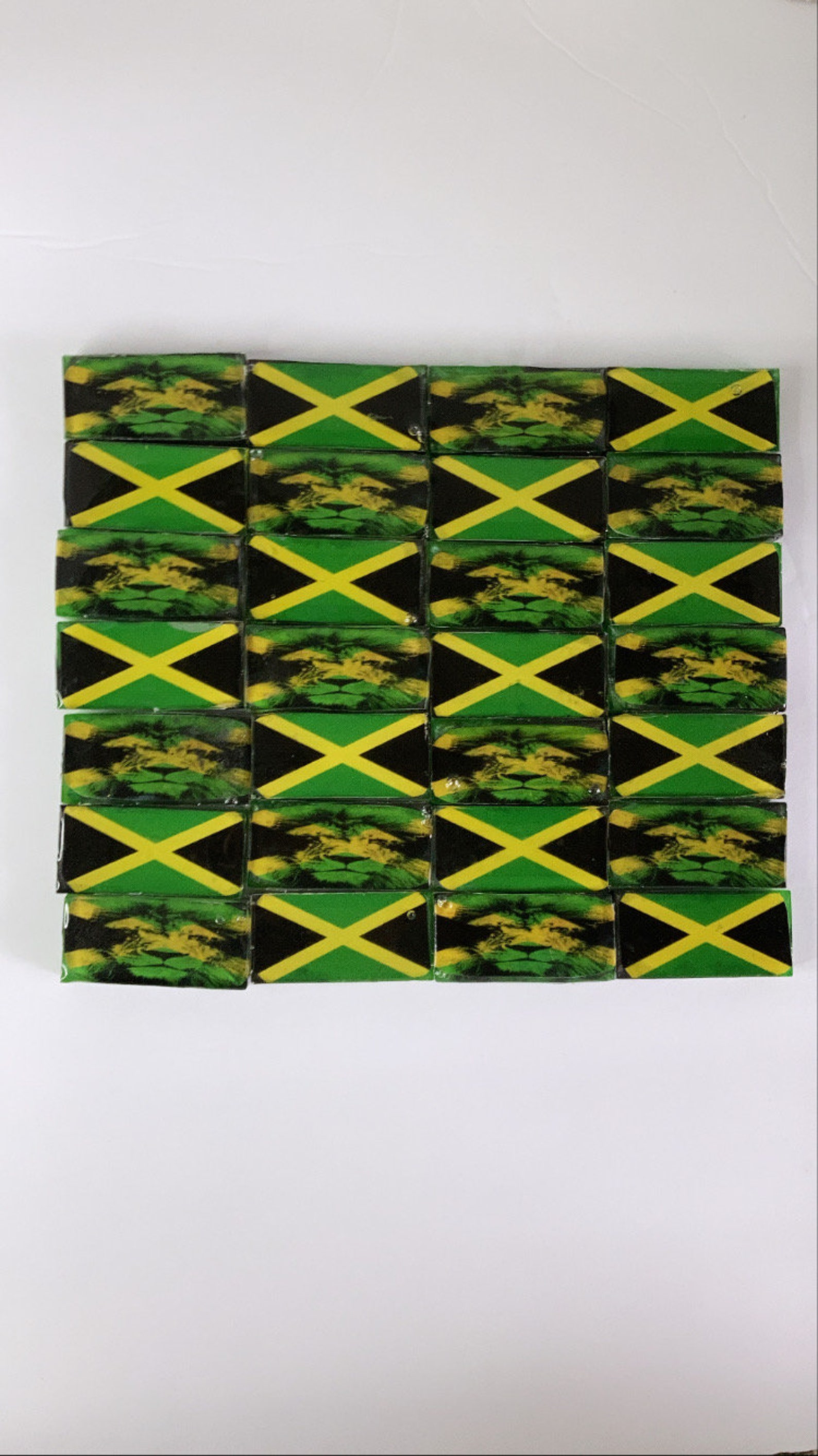 Custom Made Jamaican Themed Dominoes - Etsy