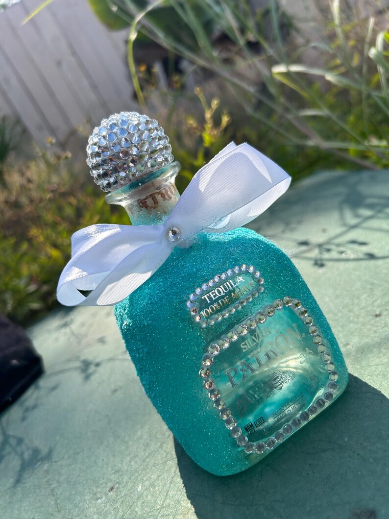 Patron Custom Glitter Bottle - Etsy
