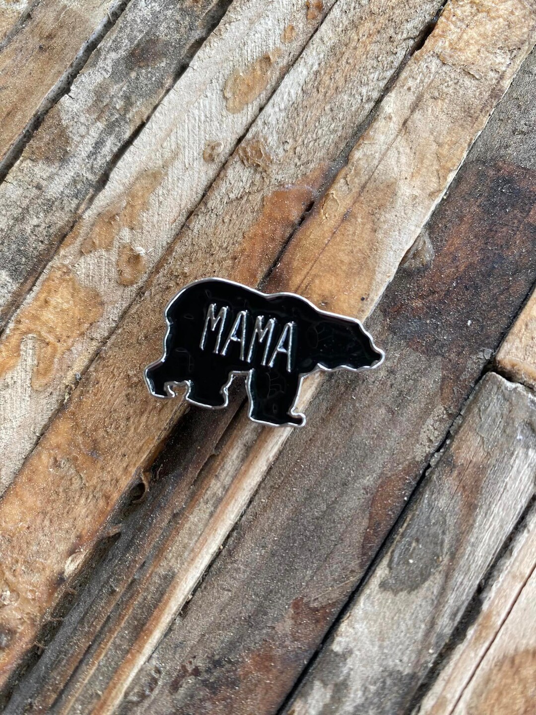 Mama Bear Enamel Pin Lanyard Pin Brooch - Etsy