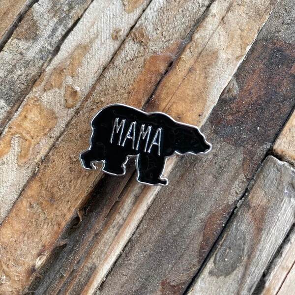 Mama Bear Pin - Etsy