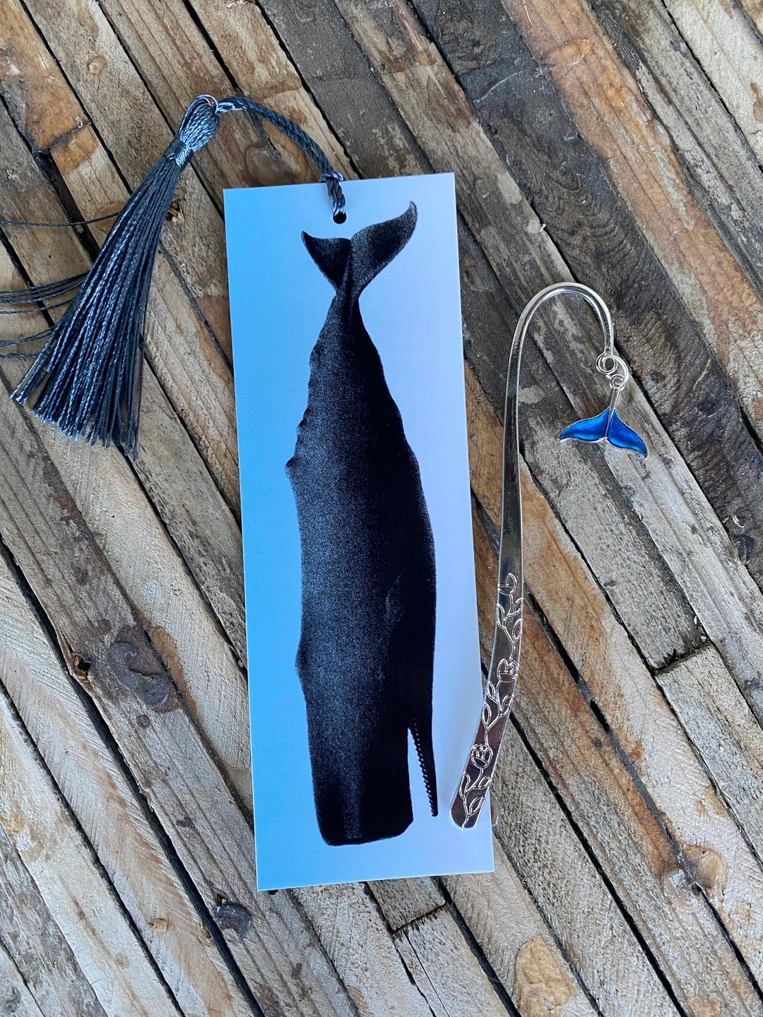 Moby Dick Bookmark Whale Bookmarks Herman Melville - Etsy
