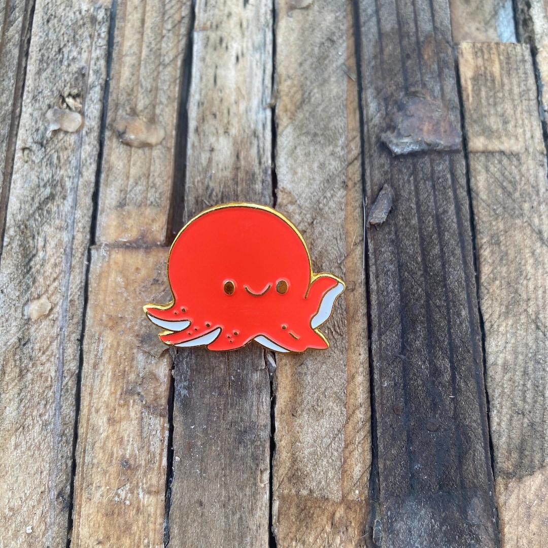 Variety of Animals Deer Octopus Bunny Rabbit Highland Cow Enamel Pin ...