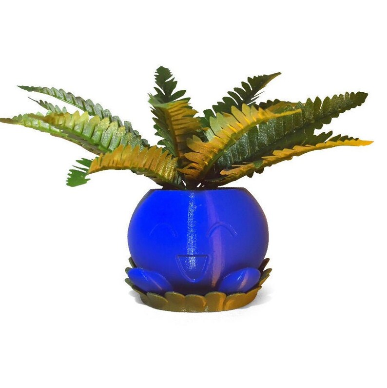 Oddish Planter Pot - 3D Printed Pokemon Themed Indoor Garden Accessory ...