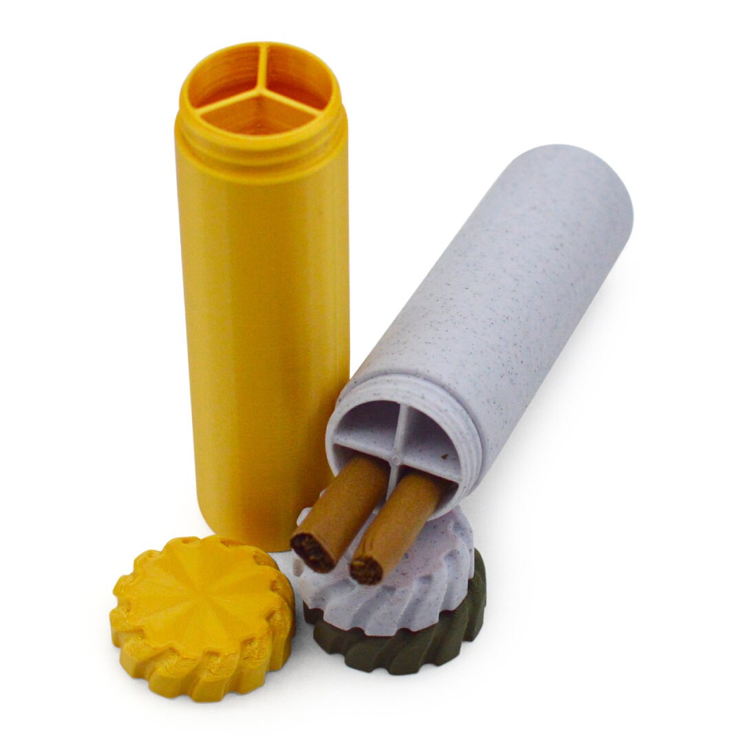 Doob Tube Smooth 3D Printed Multi Compartment Tobacco - Etsy