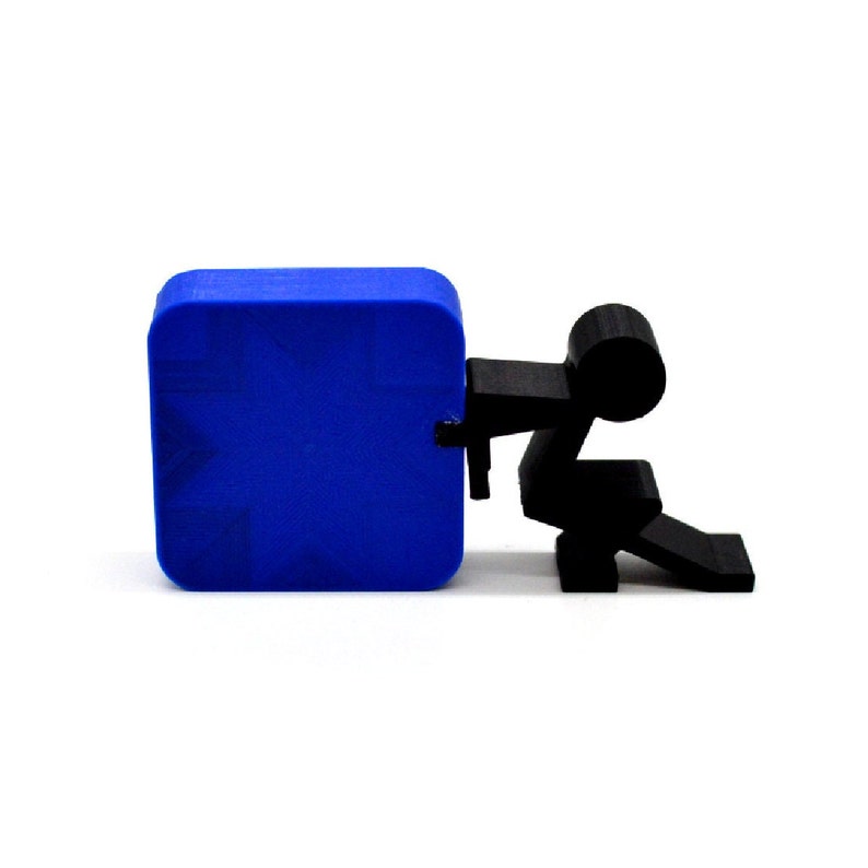 Pushin P Desk Sign 3D Printed Emoji Toy - Etsy