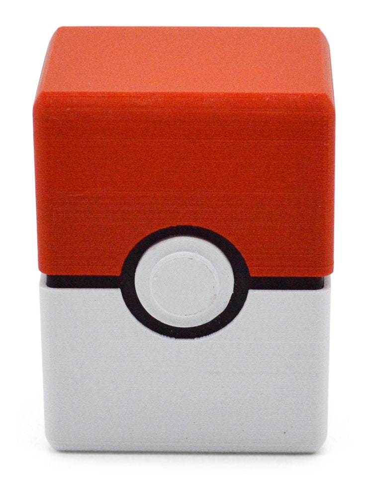 Pokemon Card Chest 75 Cards 3D Printed Pokeball Card Holder - Etsy