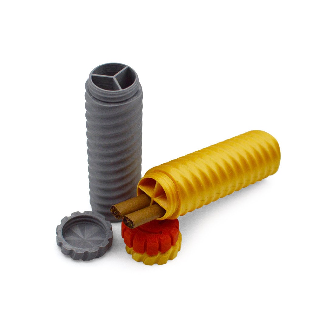 Doob Tube Groovy 3D Printed Multi Compartment Storage - Etsy