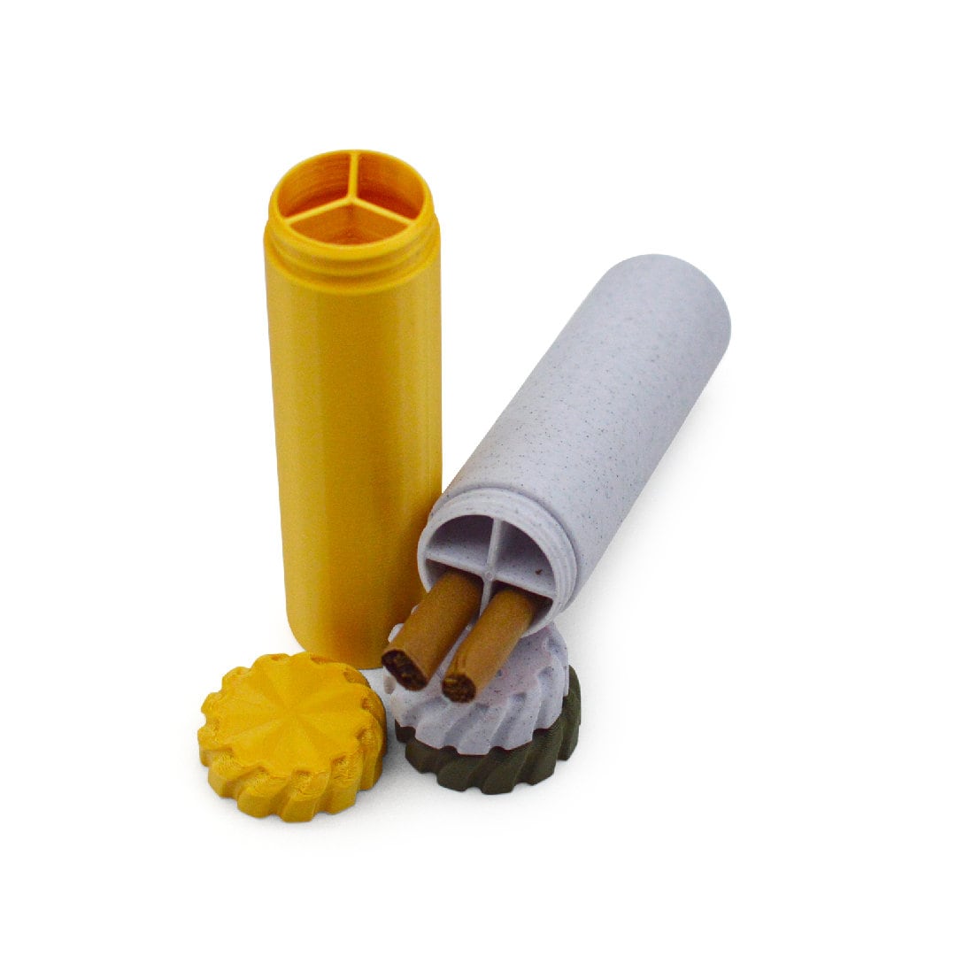 Multi-compartment Doob Tube - 3D Printed Container for Pre-rolls and ...