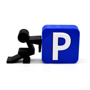 Pushin P Desk Sign - 3D Printed Emoji Toy - Etsy