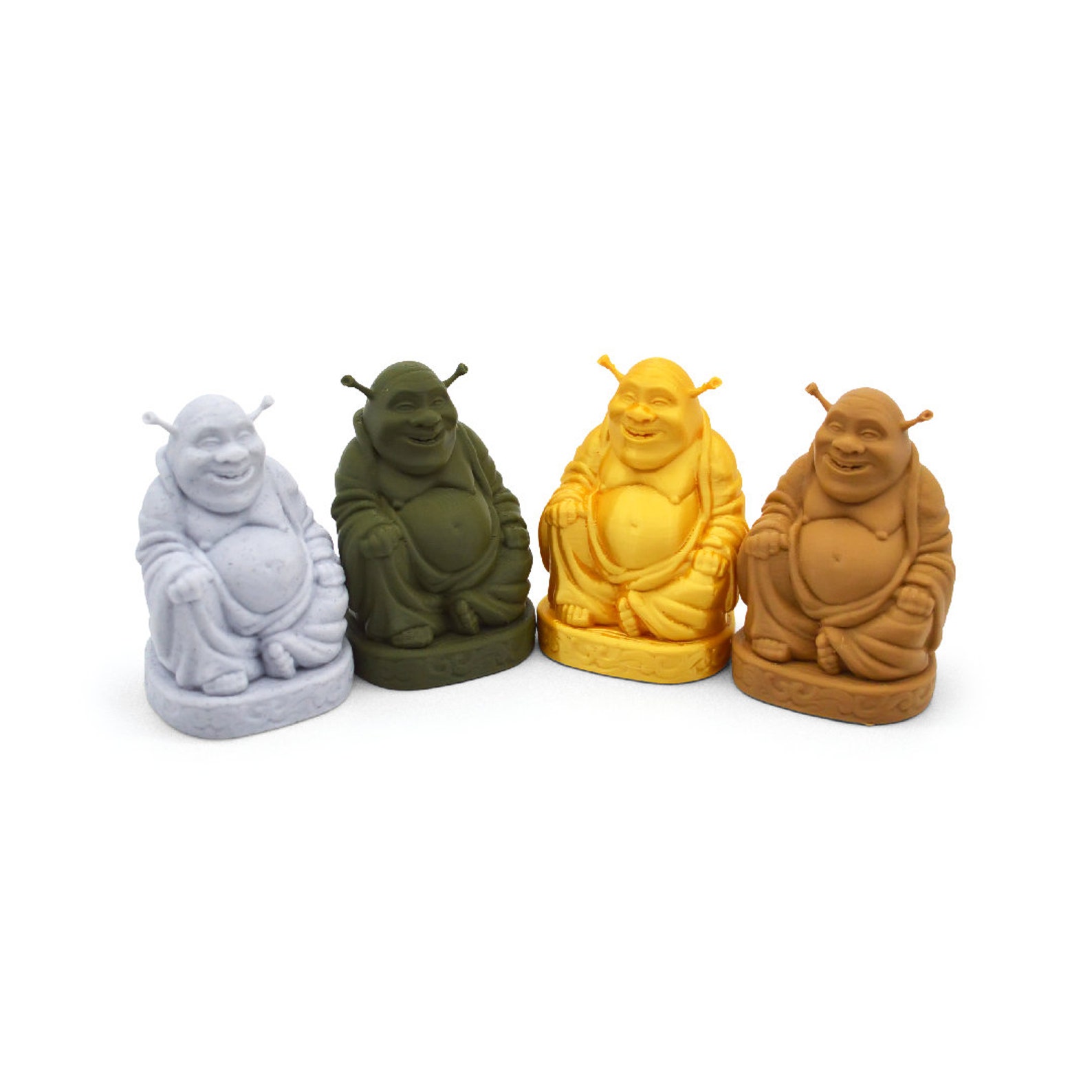 Shrek Buddha Model 3D Print Statue for Office Dorm or - Etsy