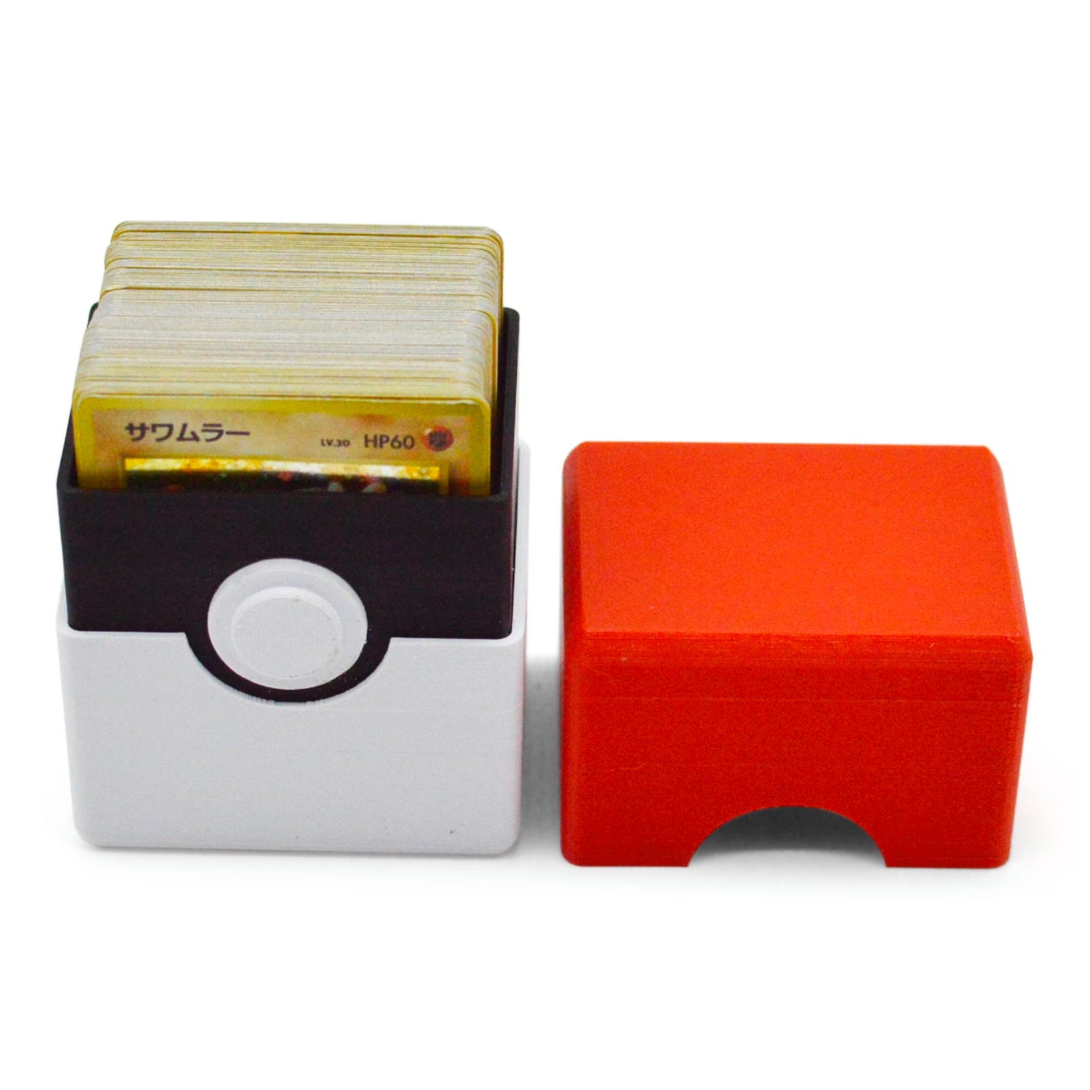 Pokeball Card Chest 75 Cards 3D Printed Pokemon Card Holder - Etsy