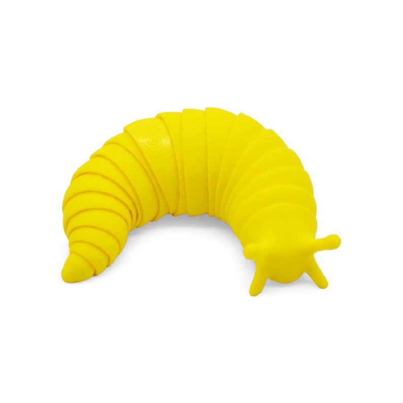 Fidget Toy Glow Worm 3D Printed Slug Fidget Desk Toy - Etsy