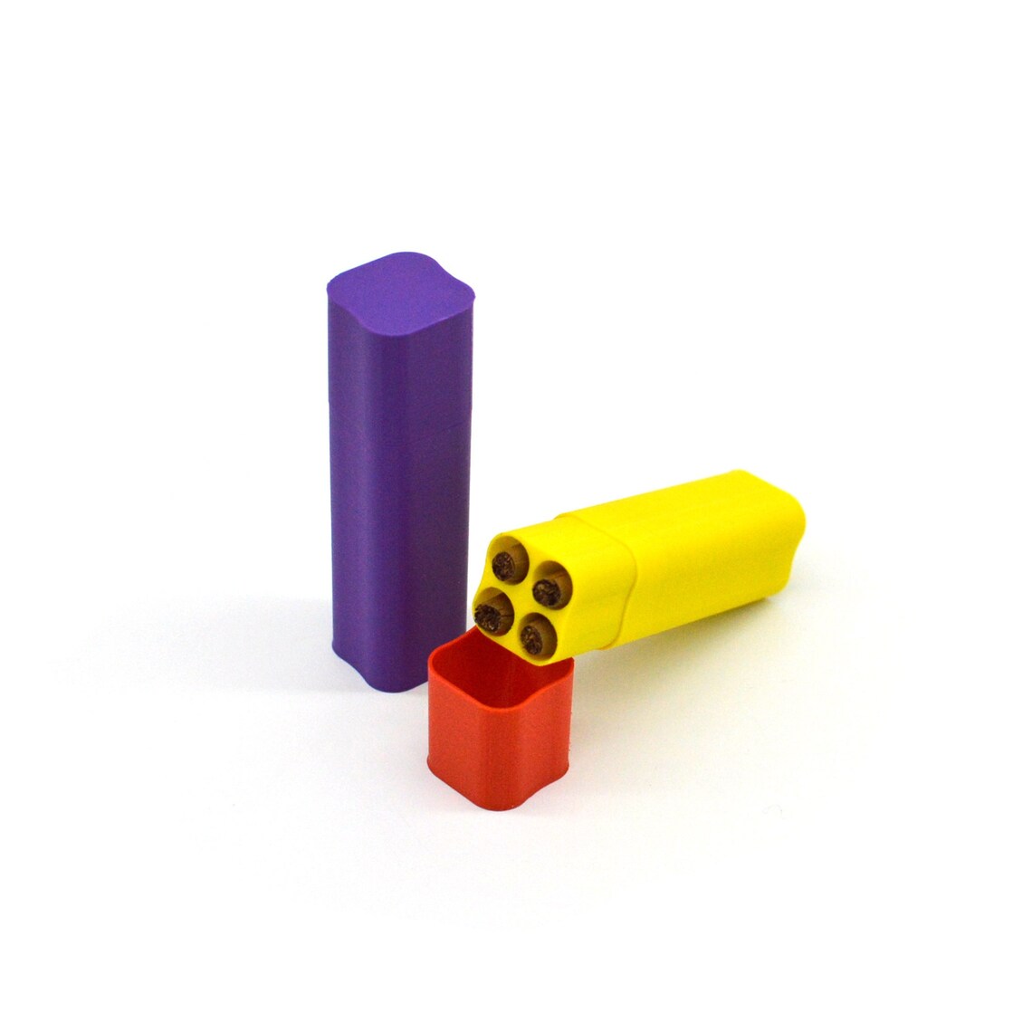 Slim 4 Way Doob Tube - 3D Printed Container for Tobacco Wraps - Etsy