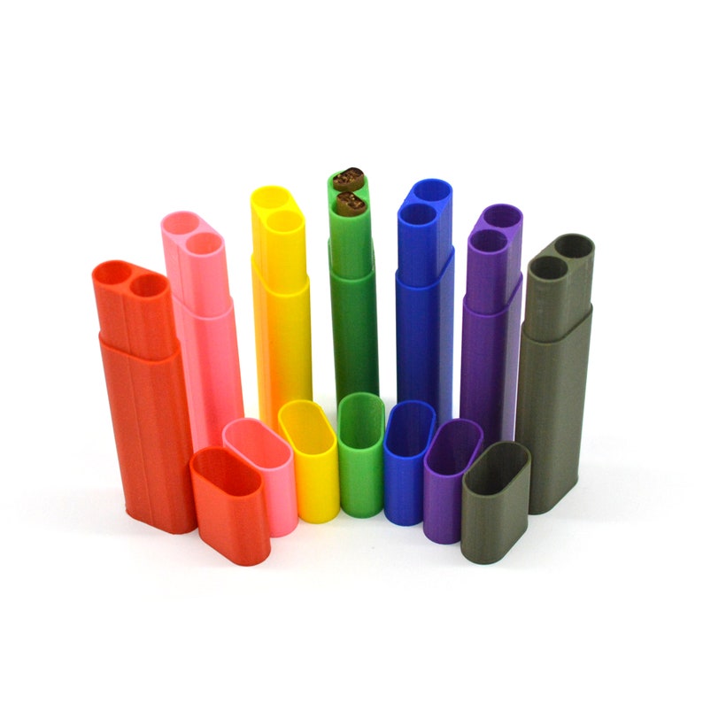 Slim 2 Way Doob Tube 3D Printed Container for Tobacco Wraps - Etsy