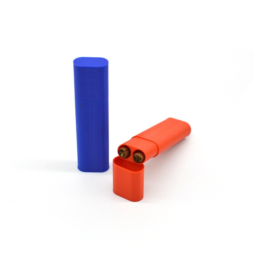 Slim 2 Way Doob Tube - 3D Printed Container for Tobacco Wraps - Etsy