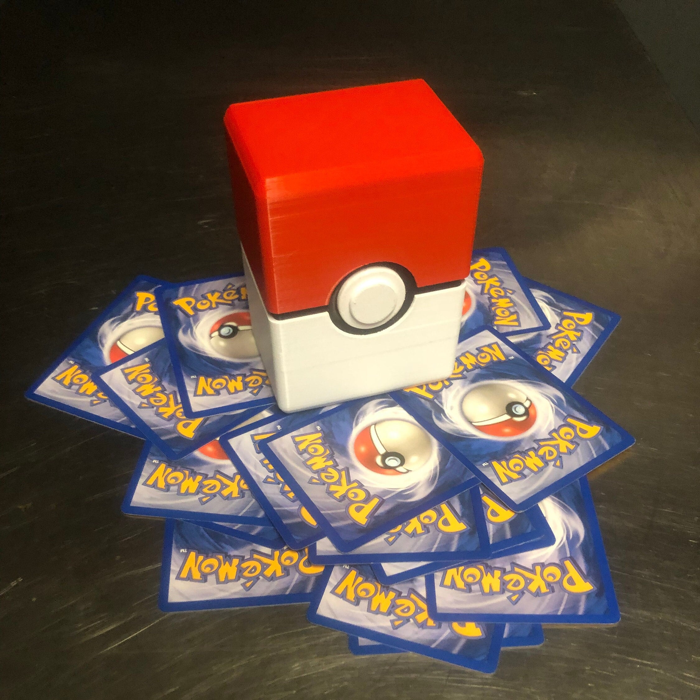 Pokeball Card Chest 75 Cards 3D Printed Pokemon Card Holder | Etsy