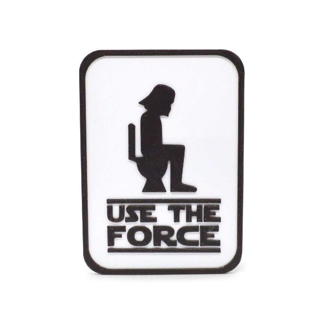 Use the Force Sign 3D Printed Stormtrooper Themed Decorative - Etsy