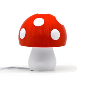 Mushroom Lamp 3D Printed Mushroom Themed Trippy Light for Bedroom or ...