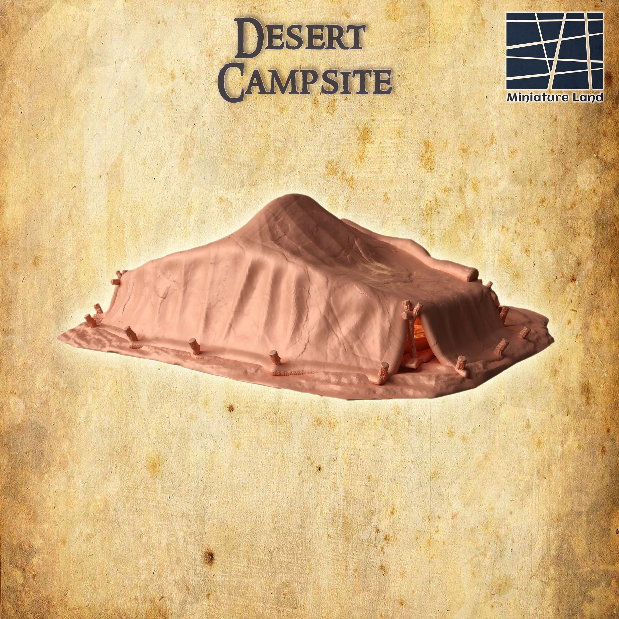 Desert Campsite Tabletop Terrain - Etsy
