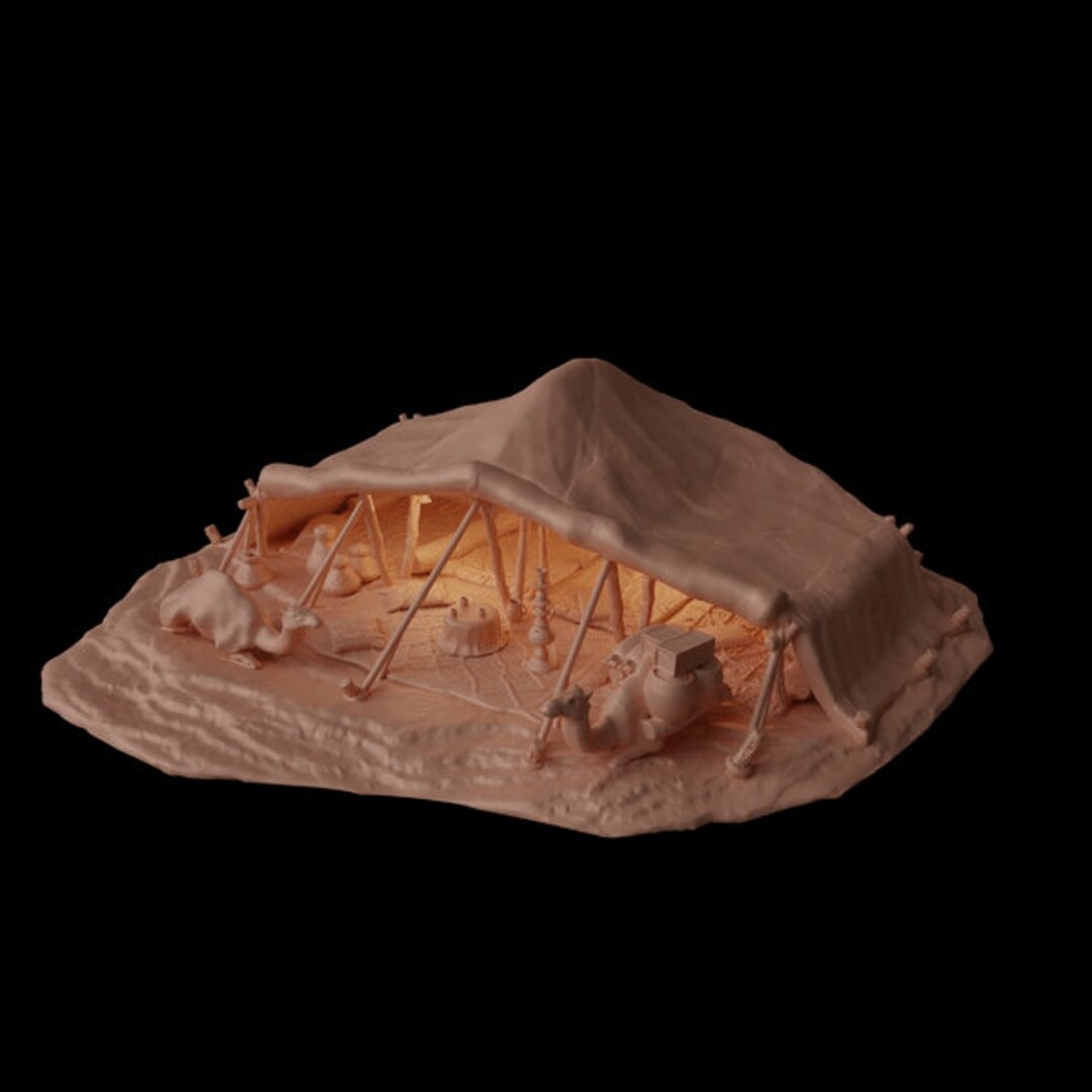Desert Campsite Tabletop Terrain - Etsy