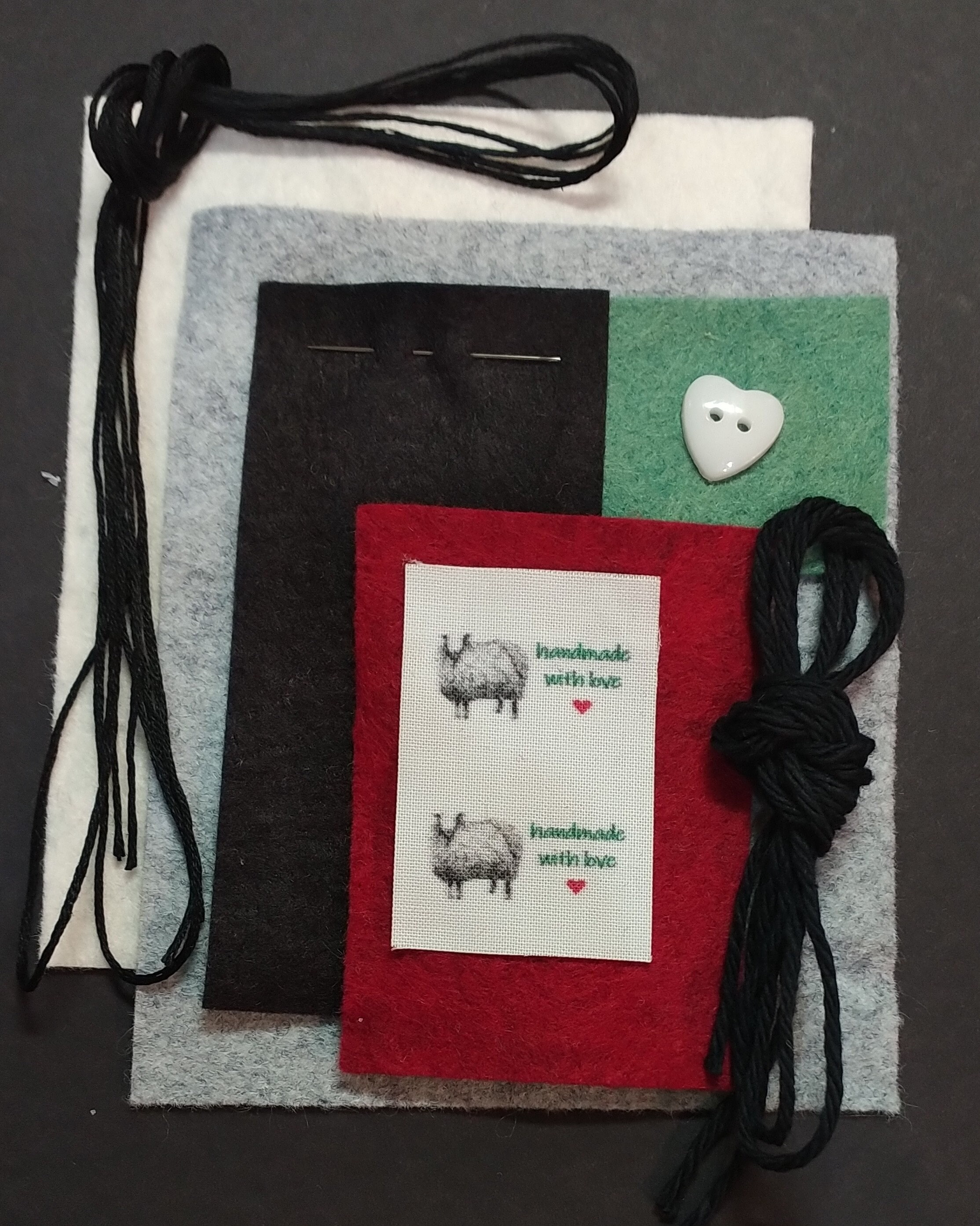 Counting Sheep Wool Felt Ornament Kit - Etsy