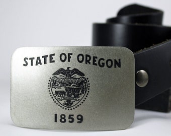 South Carolina Flag Belt Buckle SOLID METAL Choose Copper | Etsy