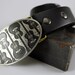 Acoustic Guitar Belt Buckle -SOLID METAL- Choose Copper, Brass, Nickel ...