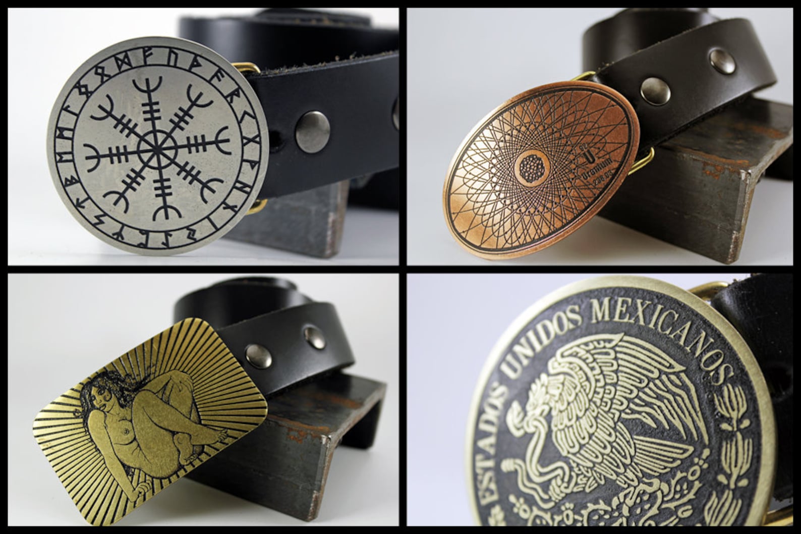 DESIGN YOUR OWN Custom Belt Buckle Solid Metal Copper - Etsy