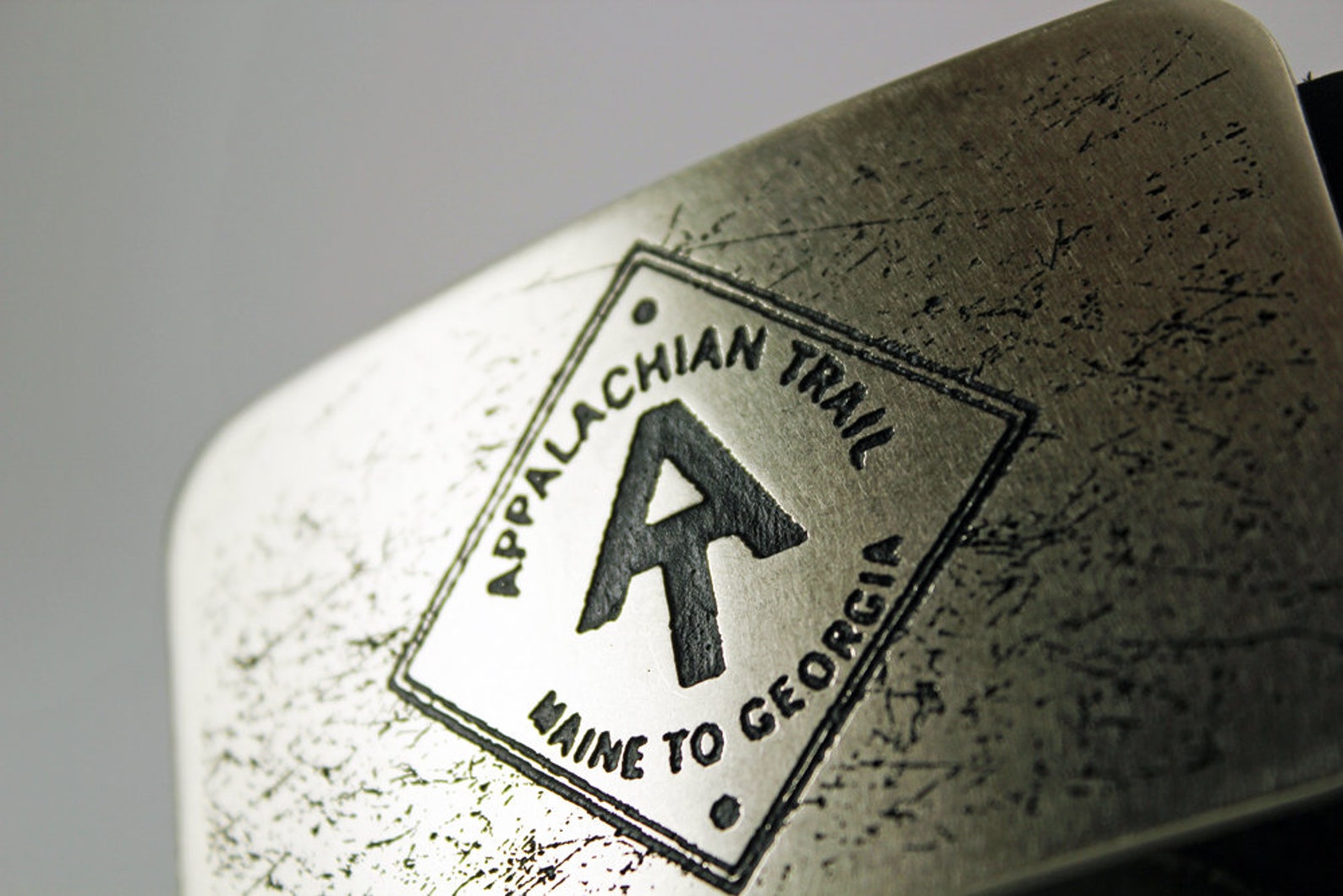 Appalachian Trail Belt Buckle SOLID METAL Choose Copper - Etsy UK