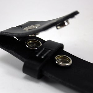 Full Grain Leather Snap-on Belt -RUGGED-AMERICAN MADE- Thick Men's Belt ...