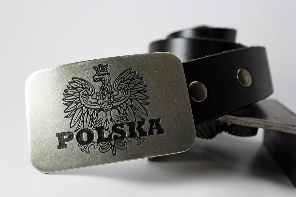 Poland Polish Pride Belt Buckle SOLID METAL Choose Copper - Etsy