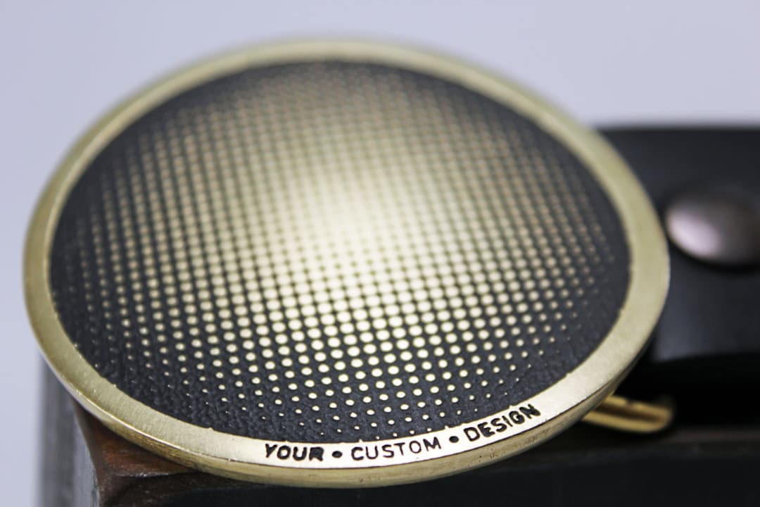 DESIGN YOUR OWN Custom Belt Buckle- Solid Metal- Copper, Brass, Nickel ...
