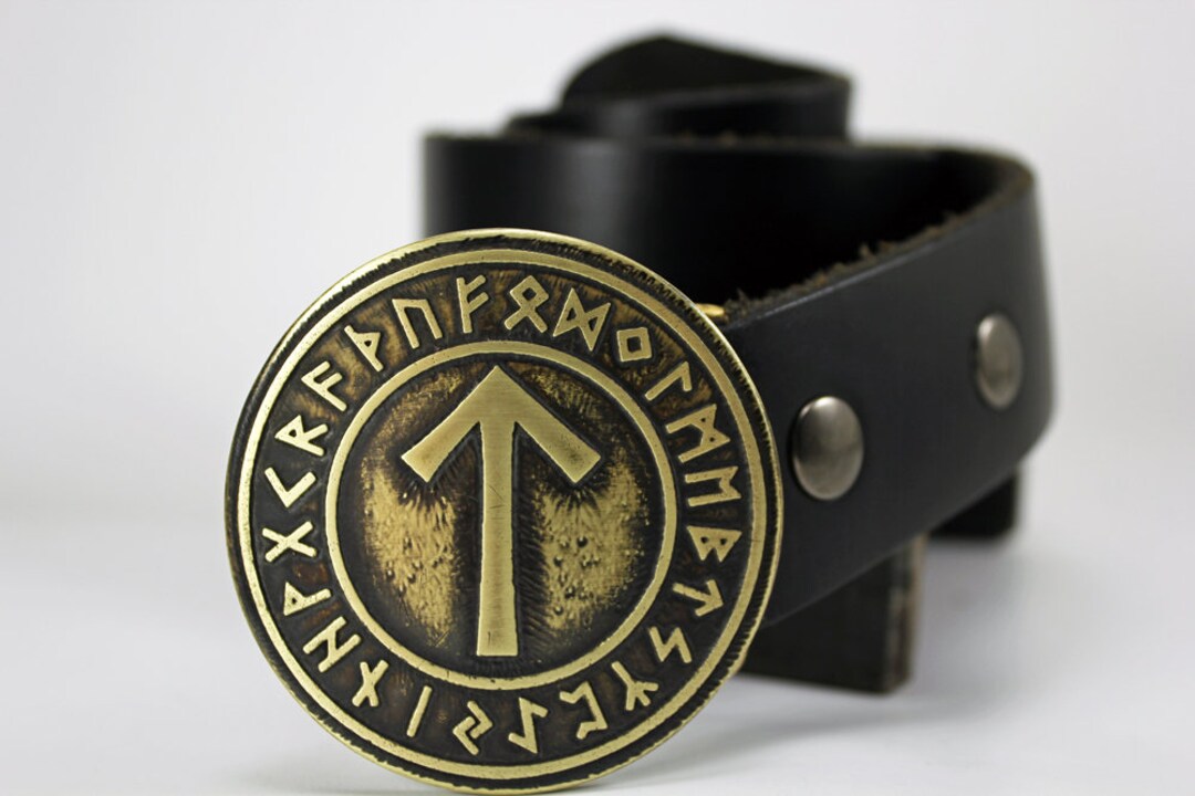 DESIGN YOUR OWN Viking Rune Belt Buckle- Solid Metal- Copper, Brass ...