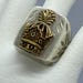 Vintage Persian King Shah Reza Pahlavi 900 Sterling Silver Mens Ring 28 ...