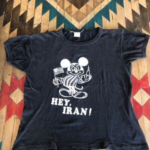Super Weird Bootleg Mickey Mouse Shirt Hey Iran | Etsy