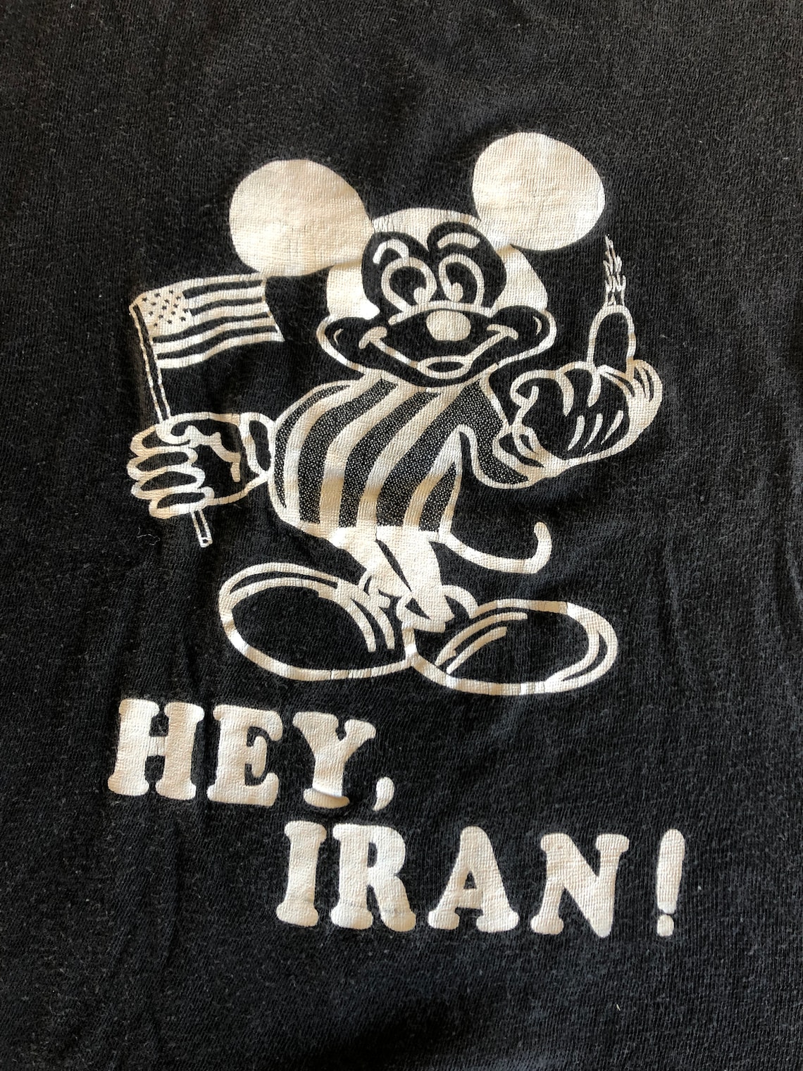 Super Weird Bootleg Mickey Mouse Shirt Hey Iran | Etsy