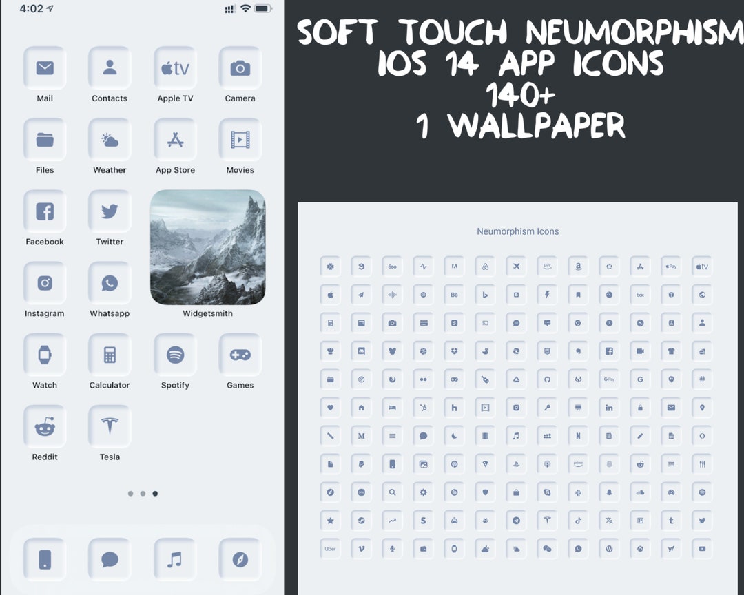 140+ Ios 17 Aesthetic Minimalistic Light Neumorphism App Icon Pack, 3d ...