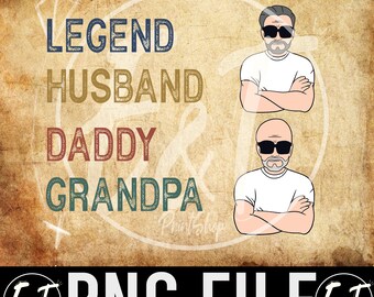 Legend Husband Dad Svg | Etsy