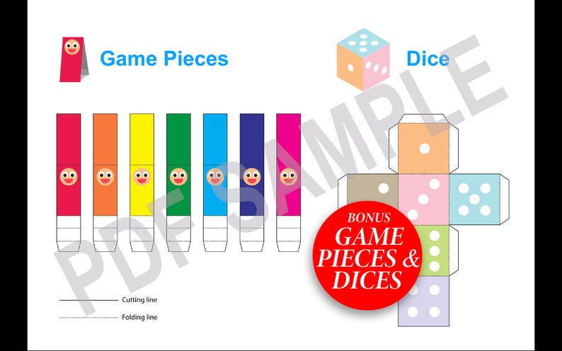 Printable Editable Snakes and Ladders for Canva and Powerpoint | PDF ...