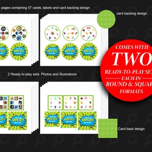 Spot It or Dobble Customise Game | Personalise Matching Activity | Seek ...